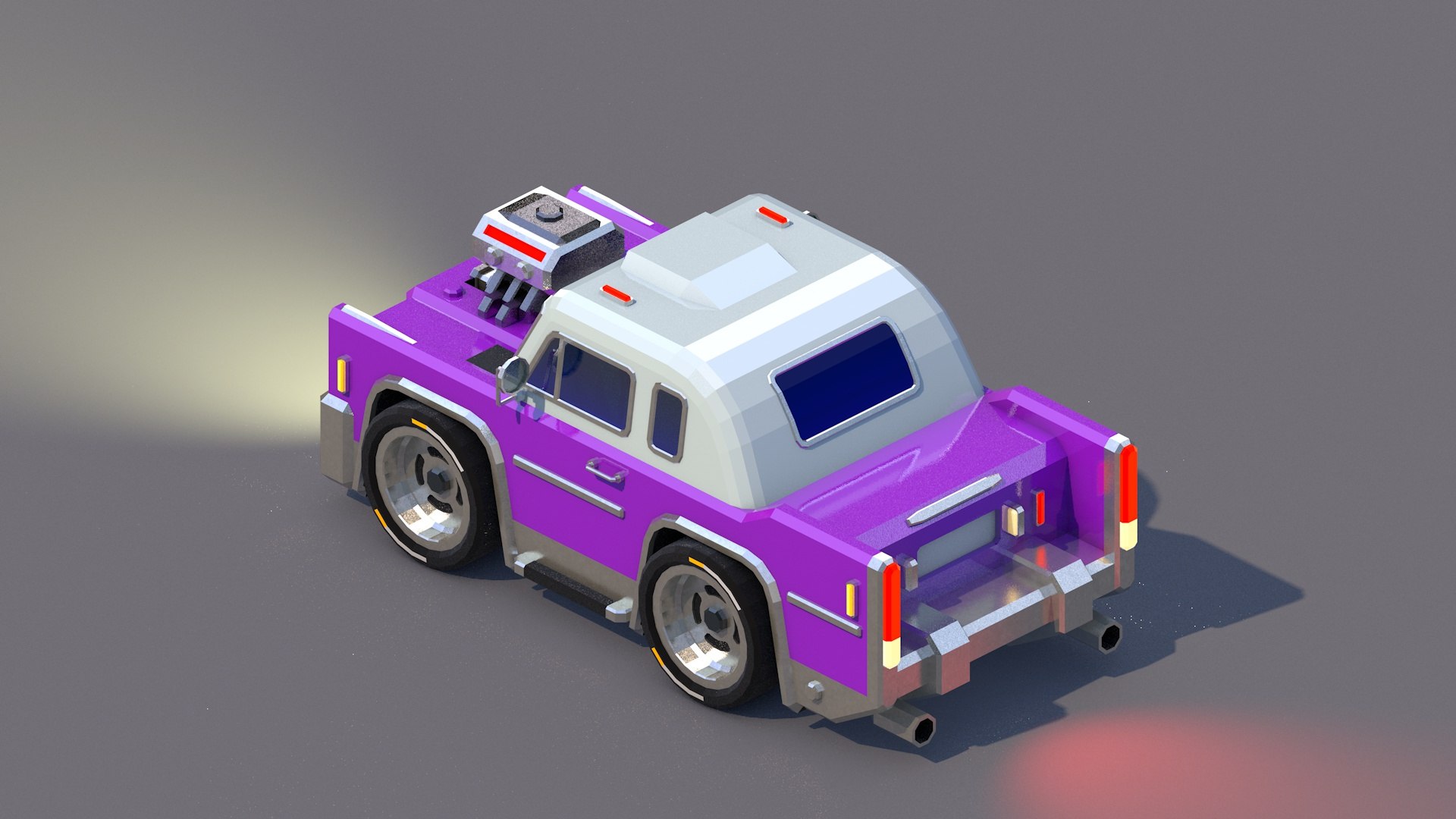 Drag Racer - Purple 3D Model - TurboSquid 2133695