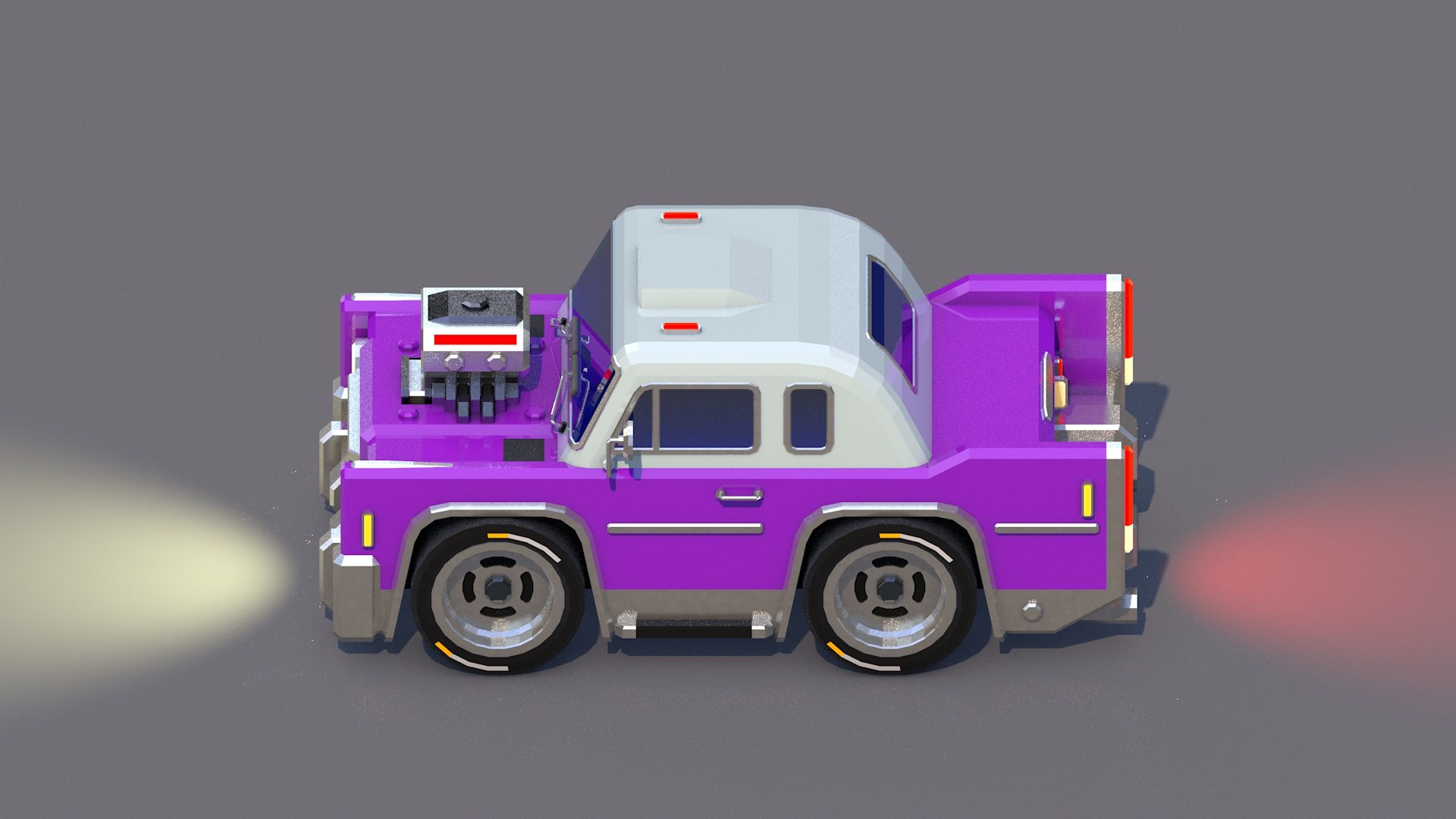 Drag Racer - Purple 3D Model - TurboSquid 2133695