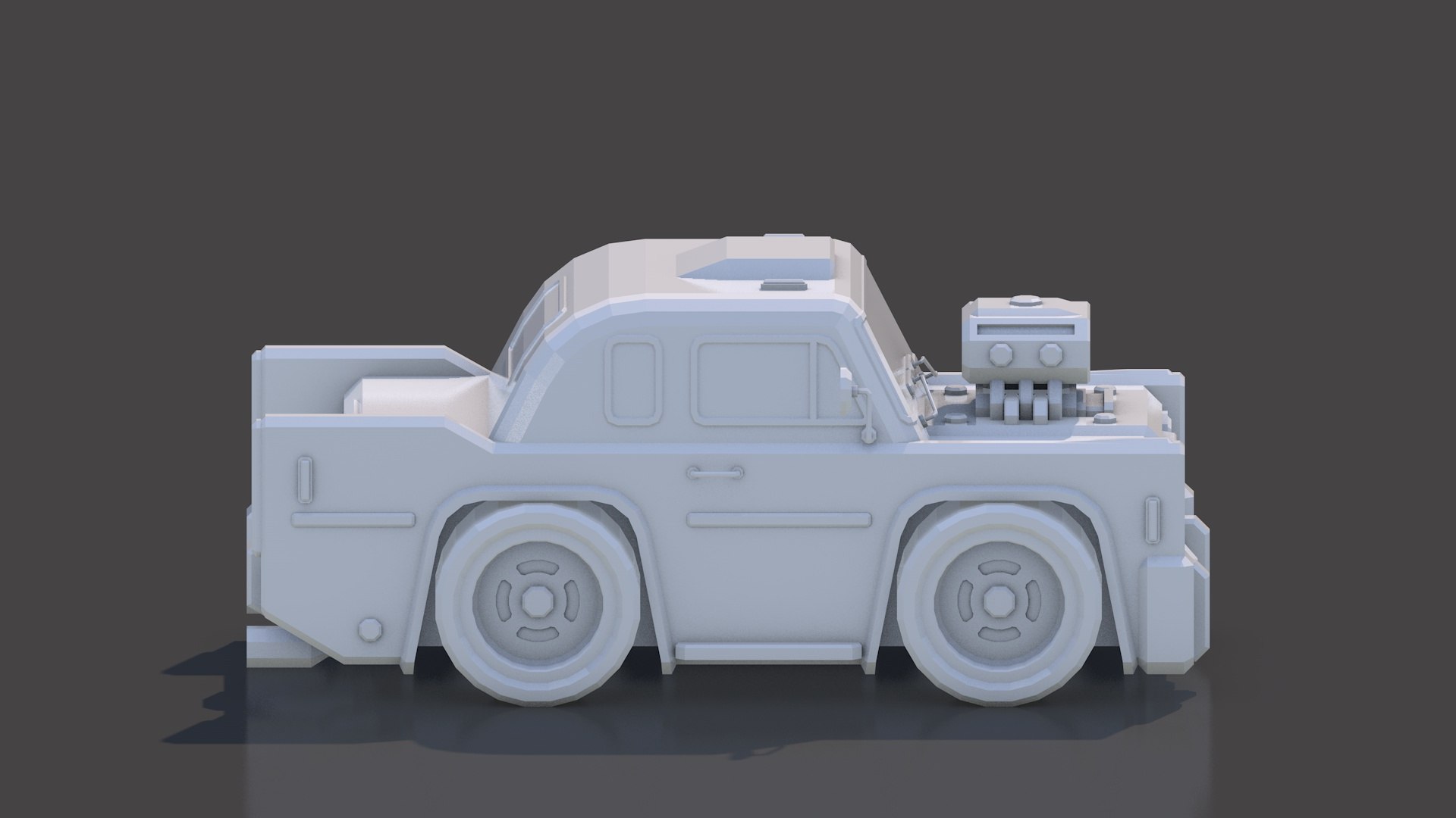 Drag Racer - Purple 3D Model - TurboSquid 2133695