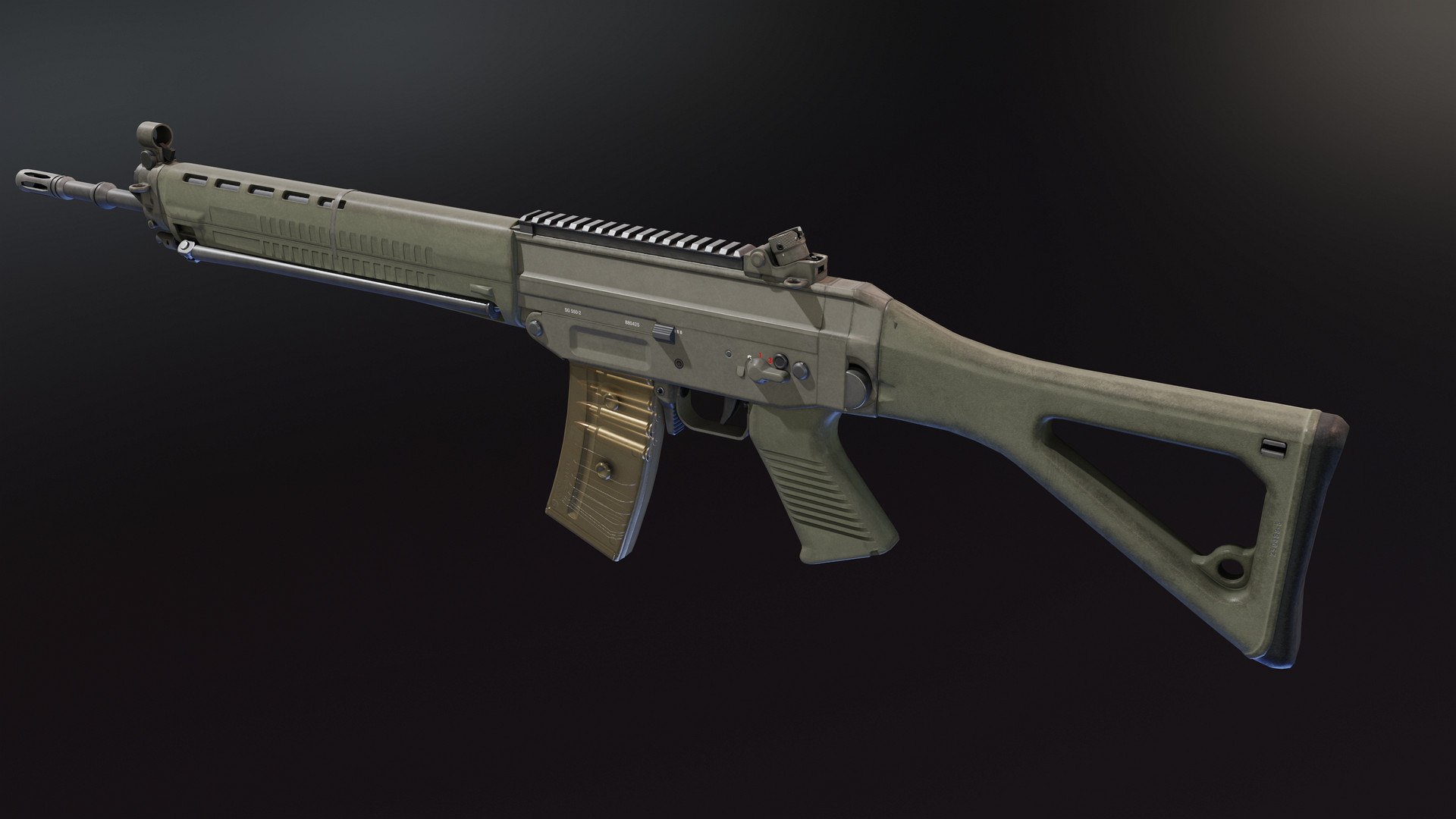 3D SIG SG 550 - TurboSquid 2216333