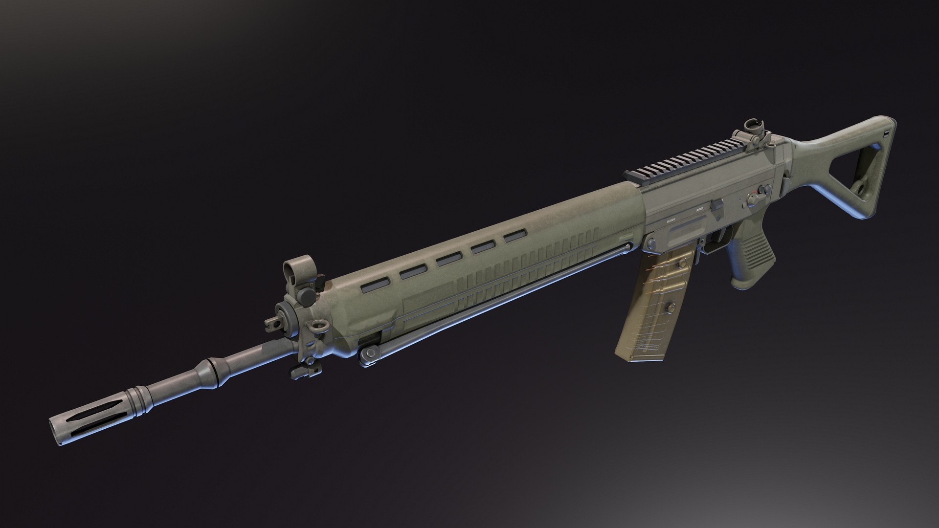 3D SIG SG 550 - TurboSquid 2216333