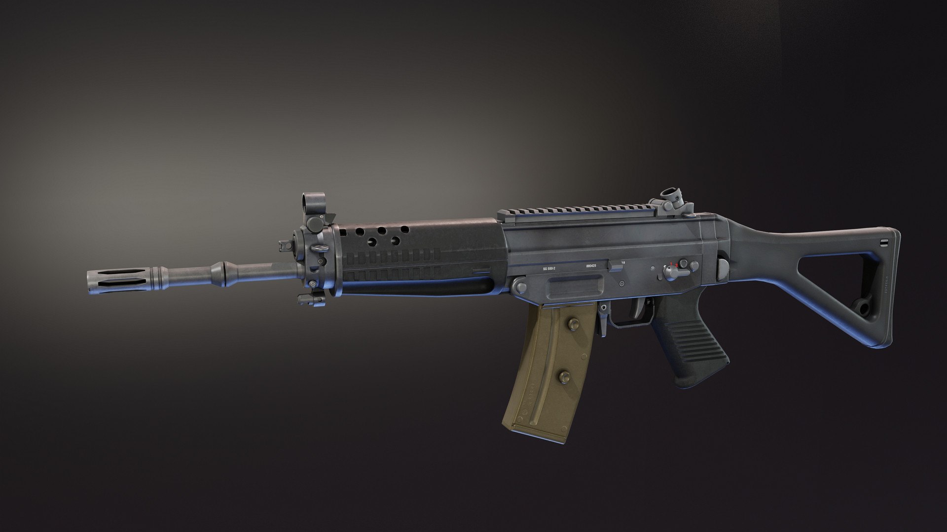 3D SIG SG 550 - TurboSquid 2216333