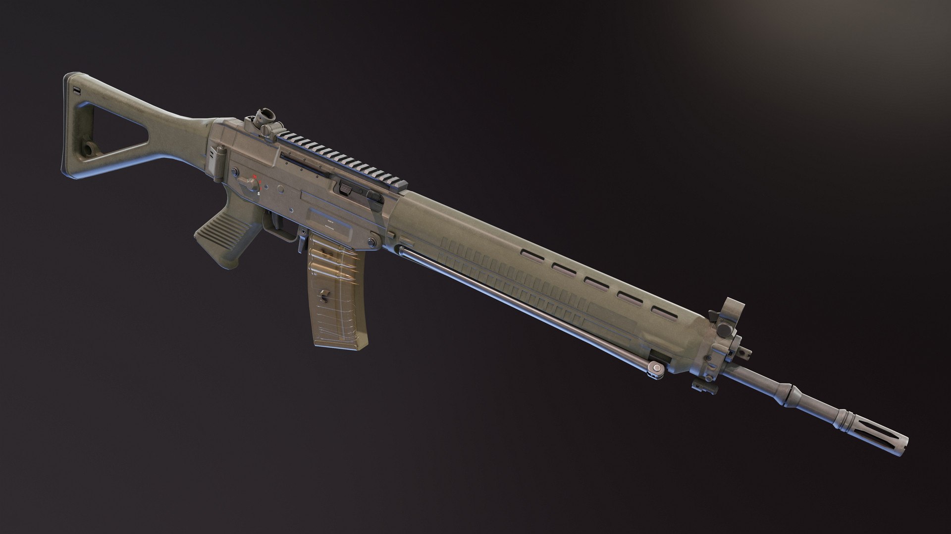 3D SIG SG 550 - TurboSquid 2216333