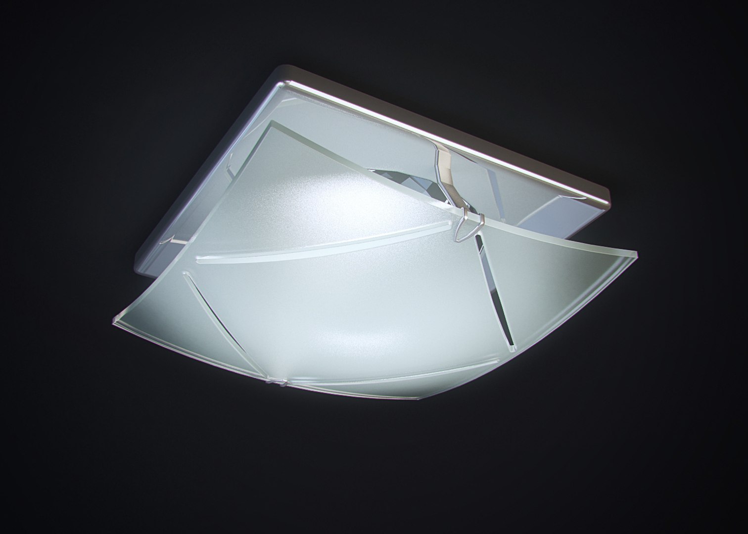 3d Ceiling Halogen Lamp Model