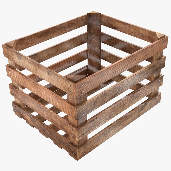 modelo 3d Wooden crate 04 - TurboSquid 2096116