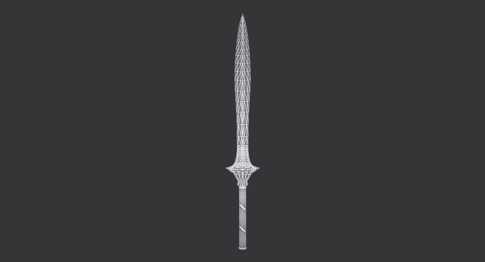 3D stylized dark sword - TurboSquid 1370838