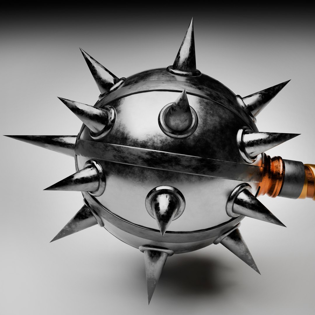 3D Model Battle Mace High-poly Model - TurboSquid 2287450