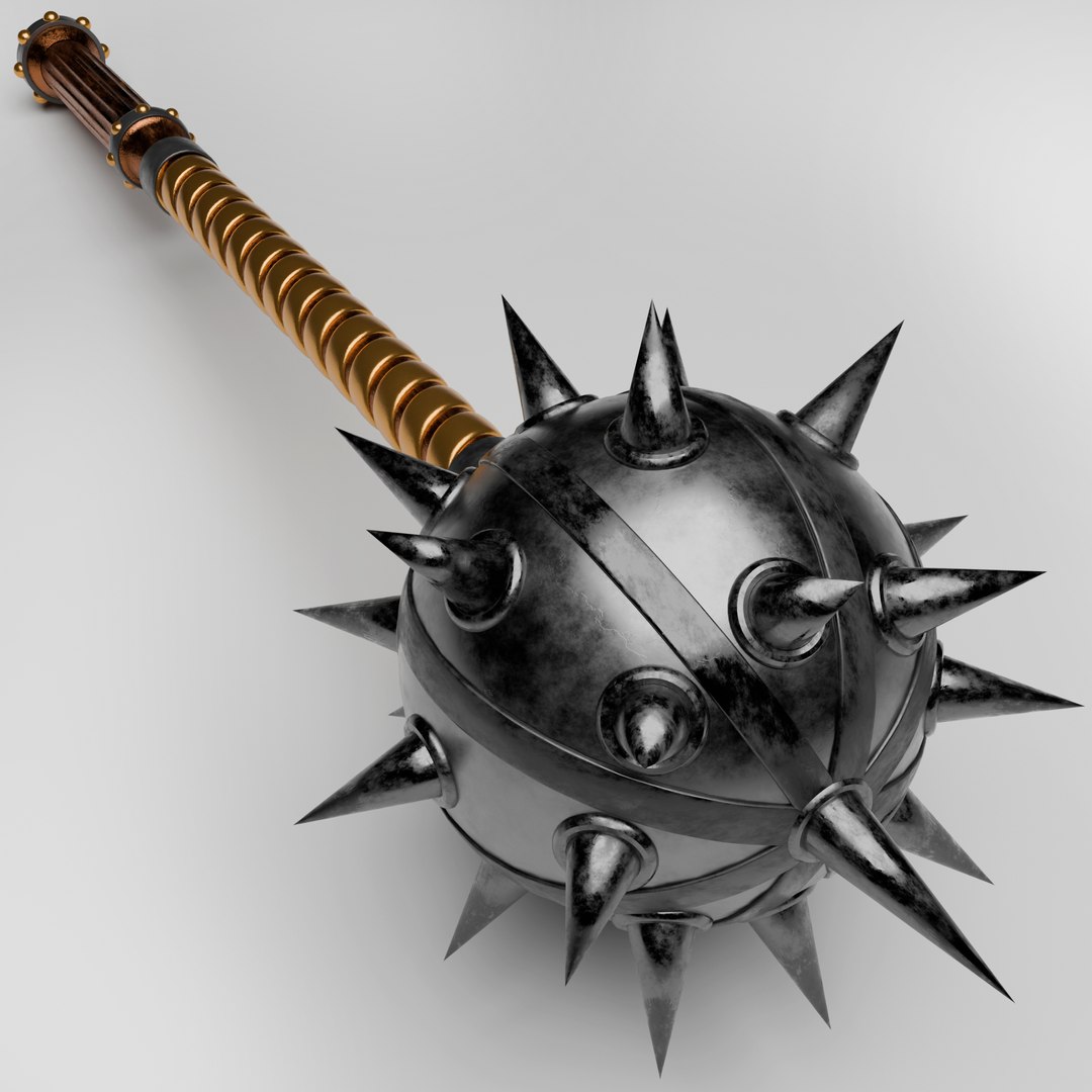 3D Model Battle Mace High-poly Model - TurboSquid 2287450
