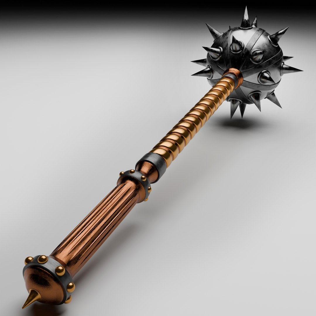 3D Model Battle Mace High-poly Model - TurboSquid 2287450