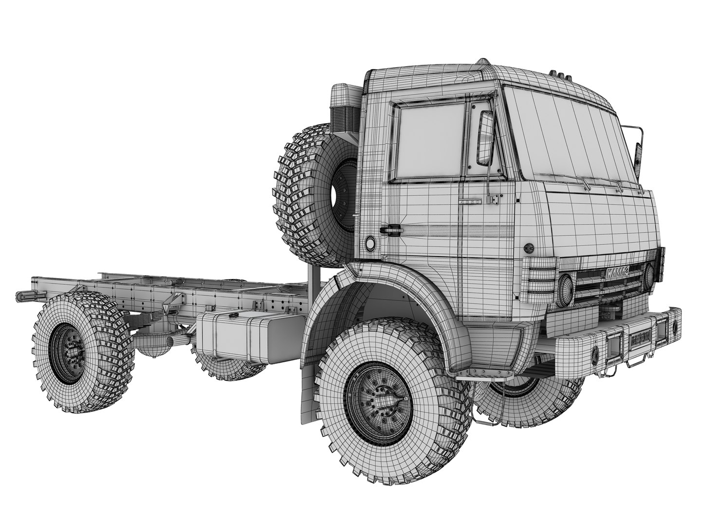 3d Max Kamaz 4350