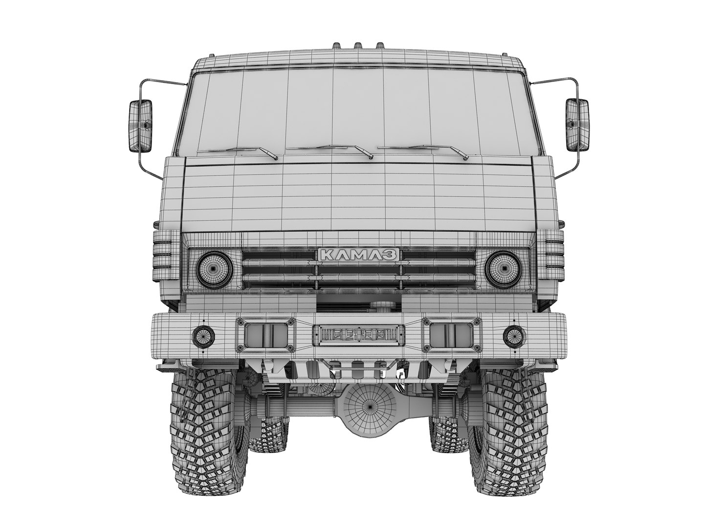 3d Max Kamaz 4350