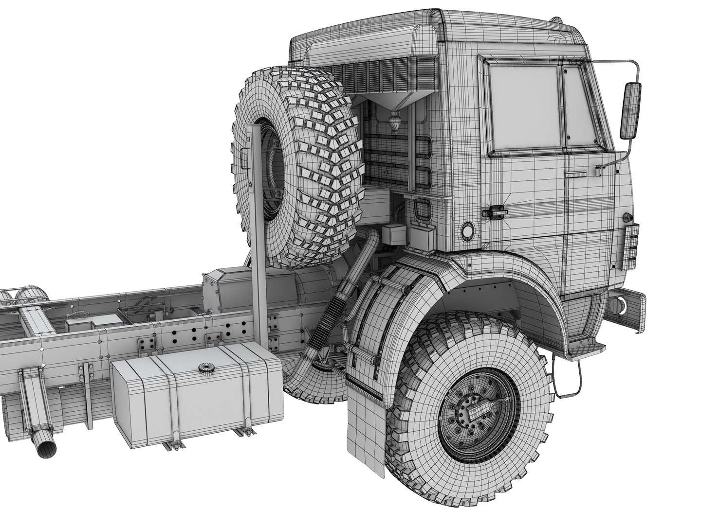 3d Max Kamaz 4350