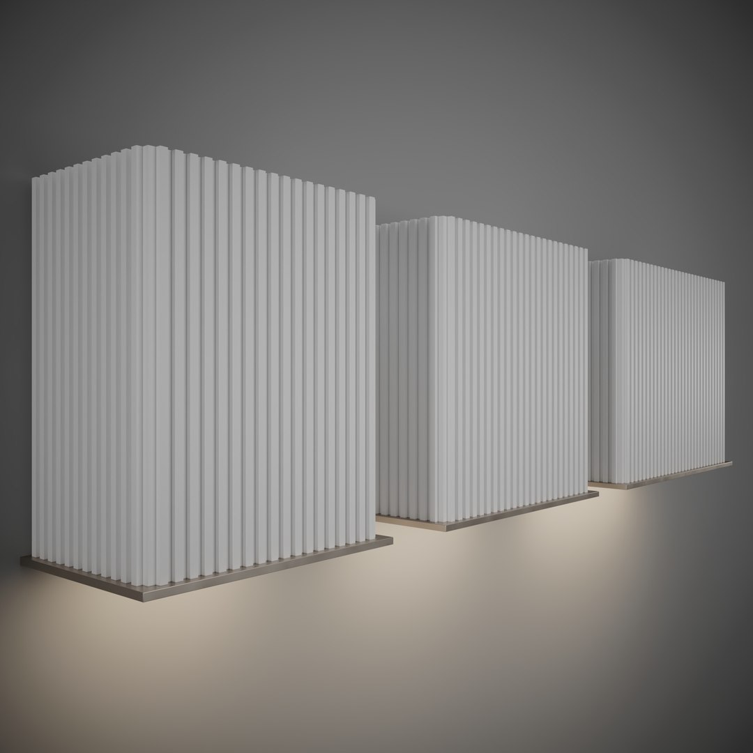 Ribbed Kitchen Vent Hoods 3 Sizes 36 inch - 48 inch - 60 inch 3D model ...