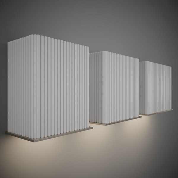 Ribbed Kitchen Vent Hoods 3 Sizes 36 inch - 48 inch - 60 inch 3D 모델 ...