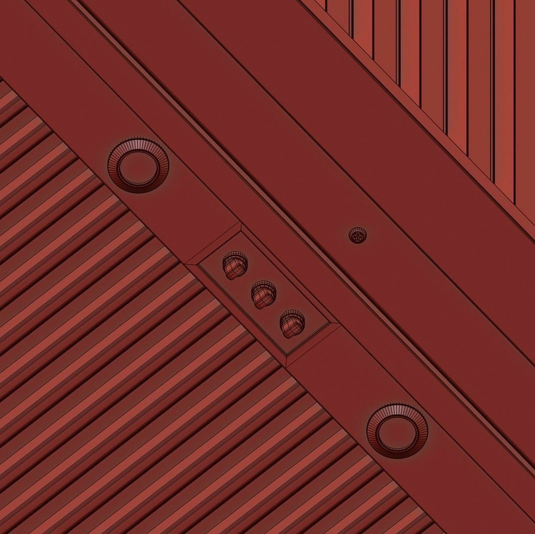 Ribbed Kitchen Vent Hoods 3 Sizes 36 inch - 48 inch - 60 inch 3D model ...