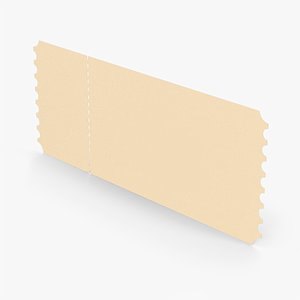 Free 3D Ticket Models | TurboSquid