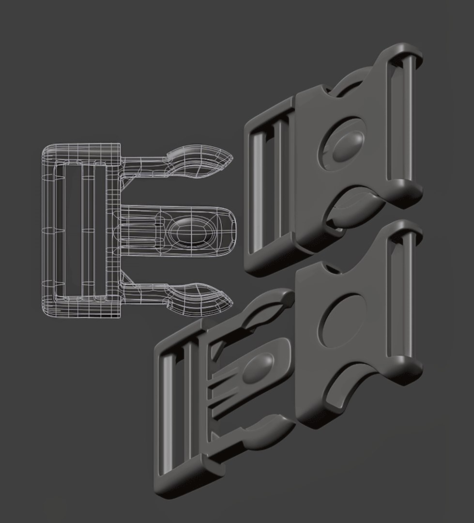 Tactical Belt 3d 3ds