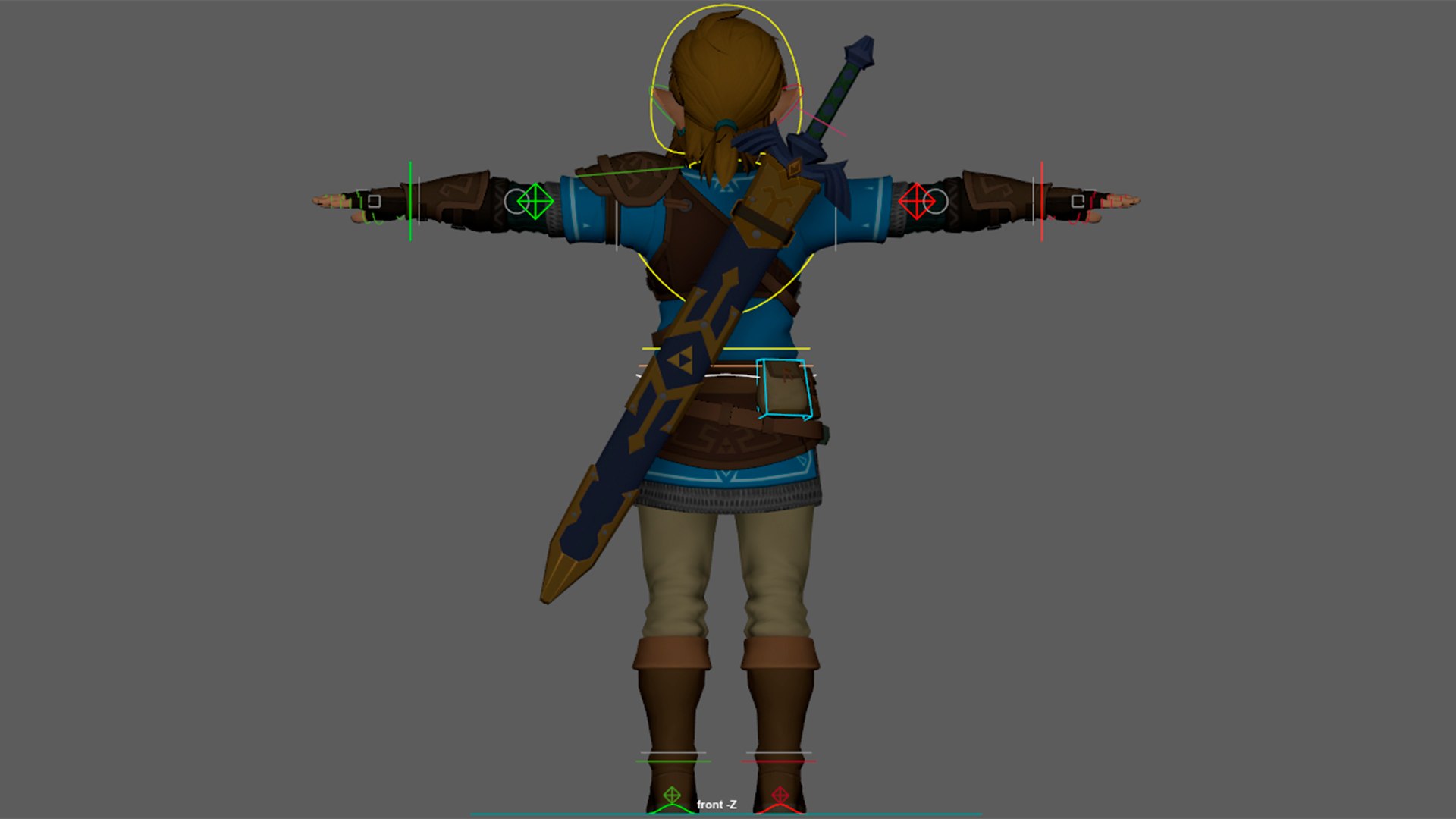 3D Tloz Botw Link Model - TurboSquid 1368544