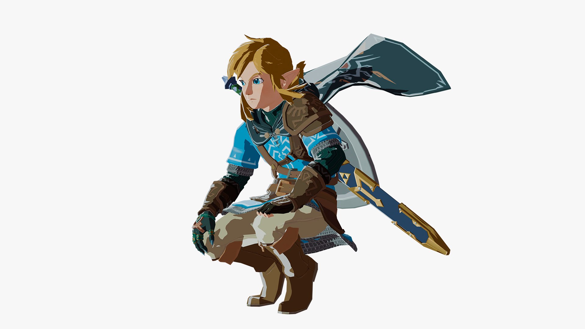 3D Tloz Botw Link Model - TurboSquid 1368544