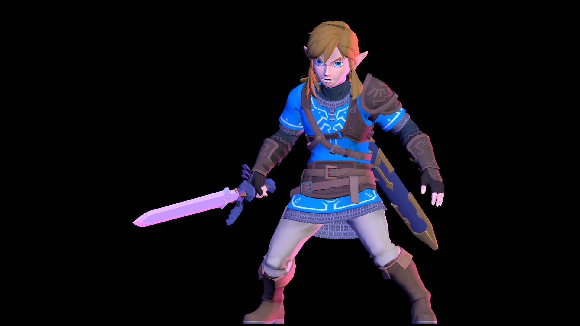 3D Tloz Botw Link Model - TurboSquid 1368544