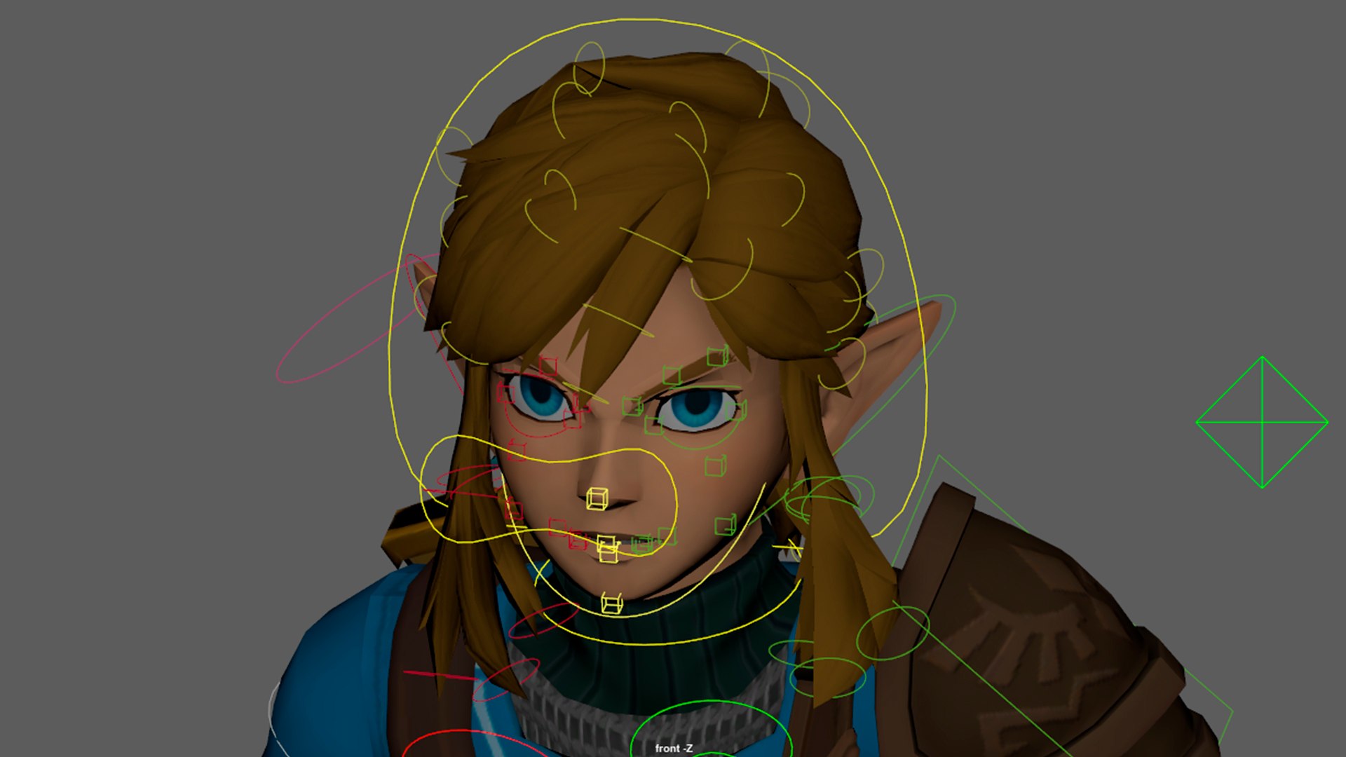 3D Tloz Botw Link Model - TurboSquid 1368544