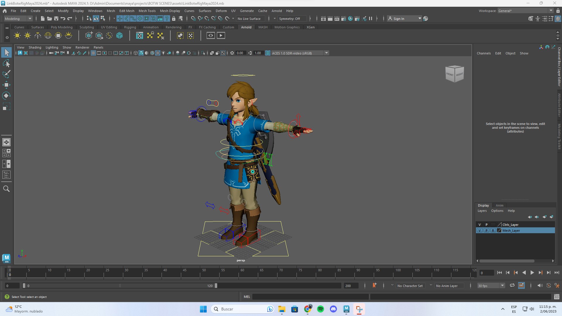 3D tloz botw link model - TurboSquid 1368544