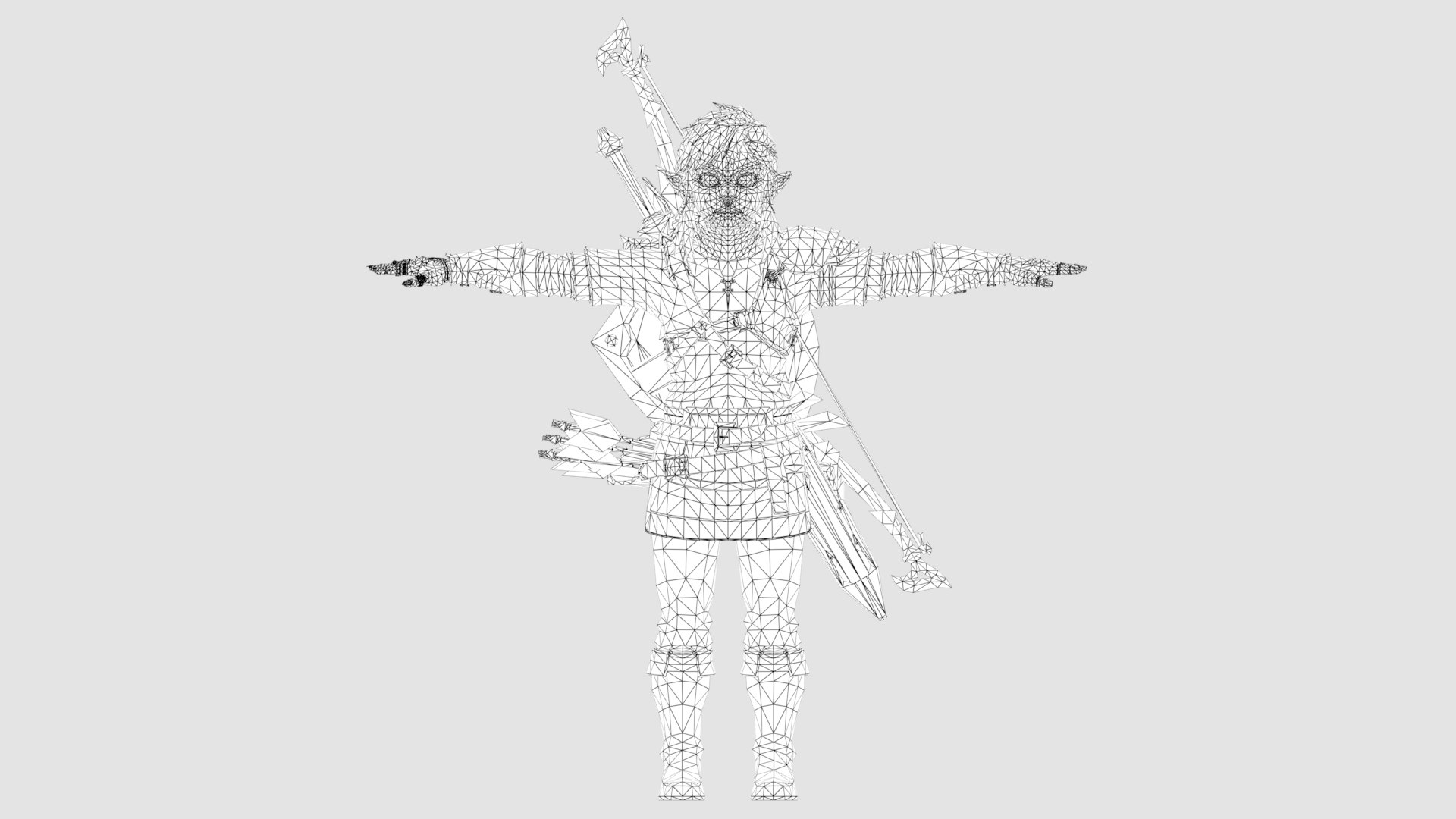 3D Tloz Botw Link Model - TurboSquid 1368544