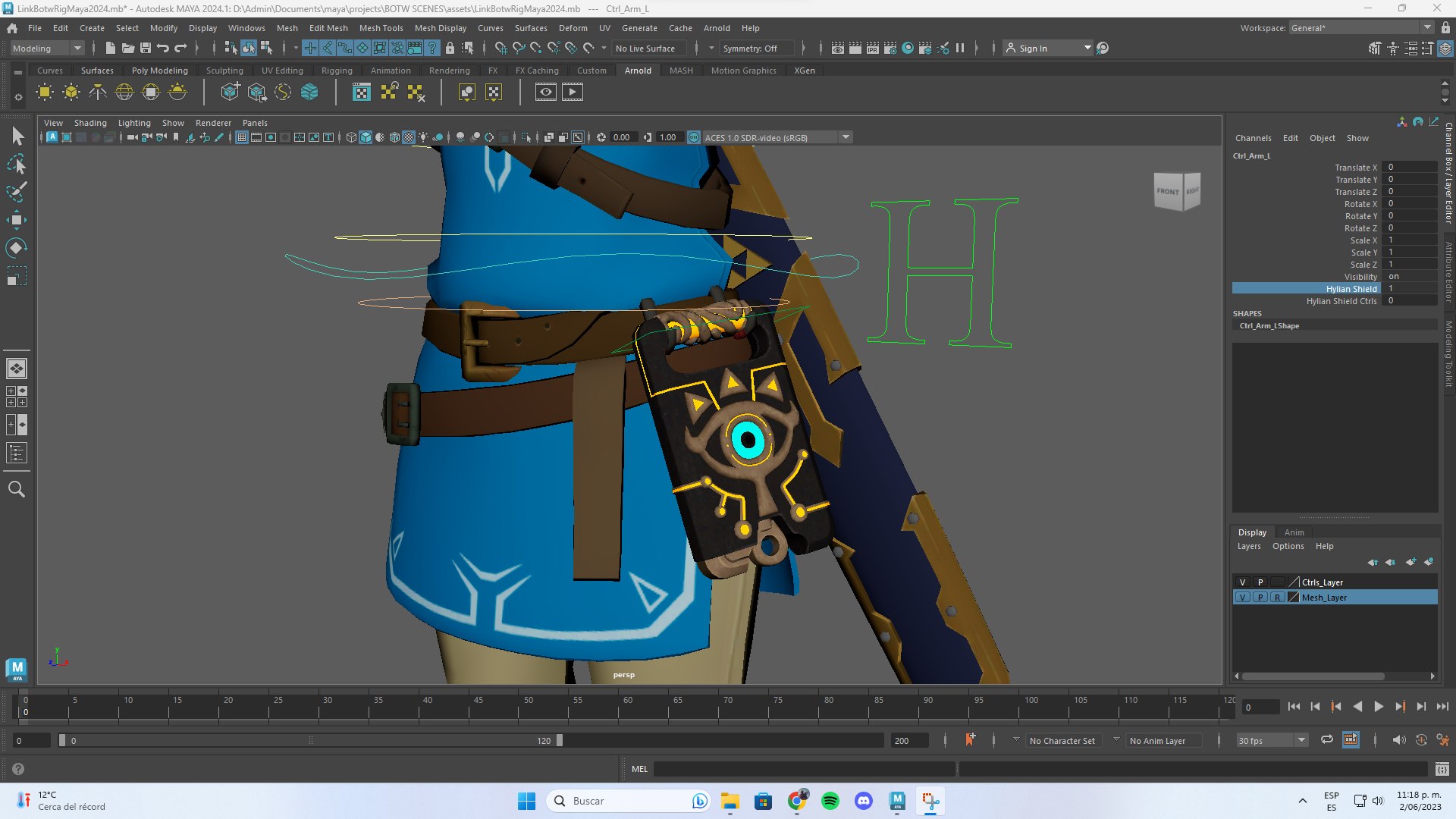 3D tloz botw link model - TurboSquid 1368544