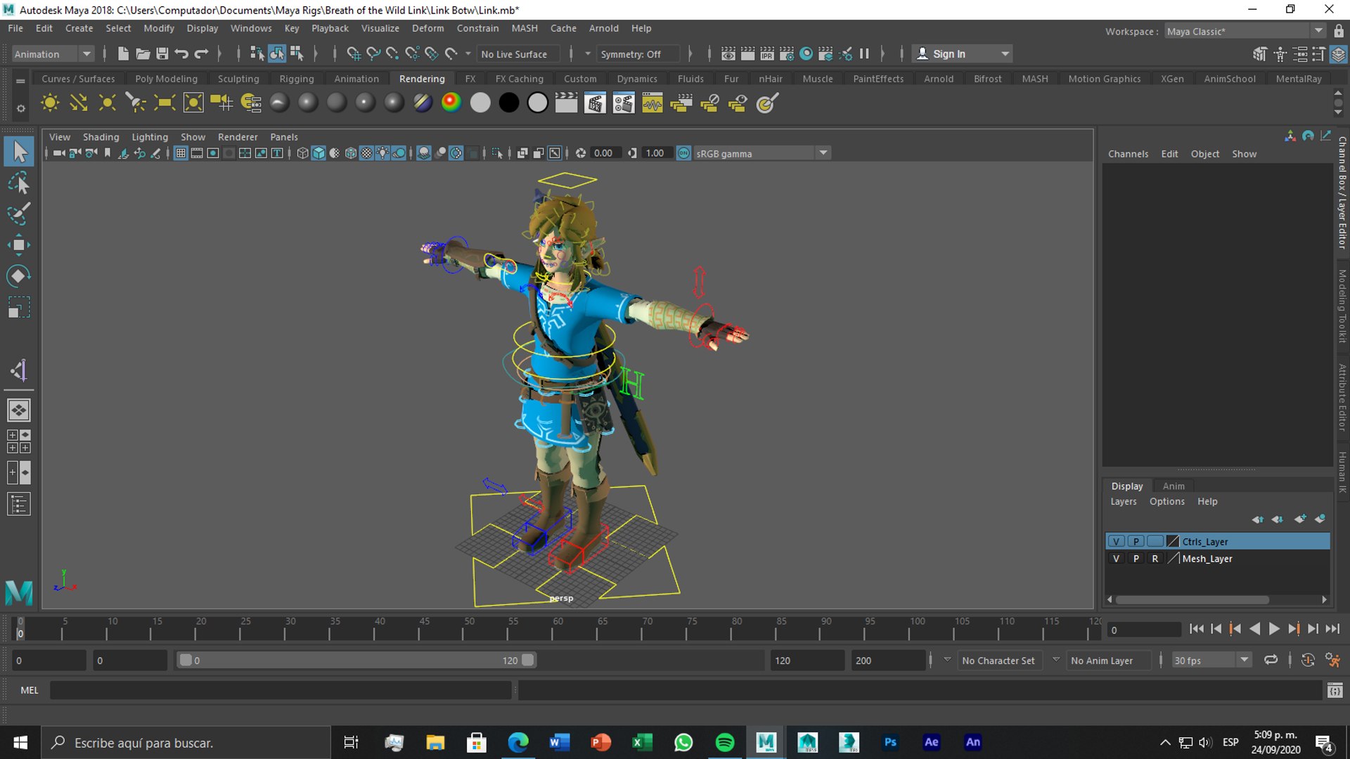 3D tloz botw link model - TurboSquid 1368544