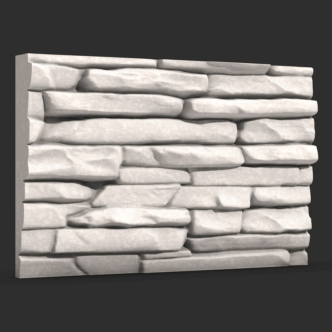 3D Stone Wall 3 Model - TurboSquid 2295344