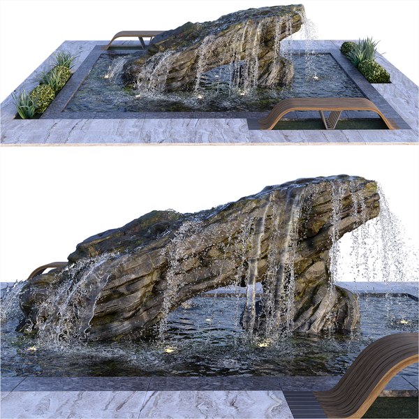 3D Waterfall Models | TurboSquid