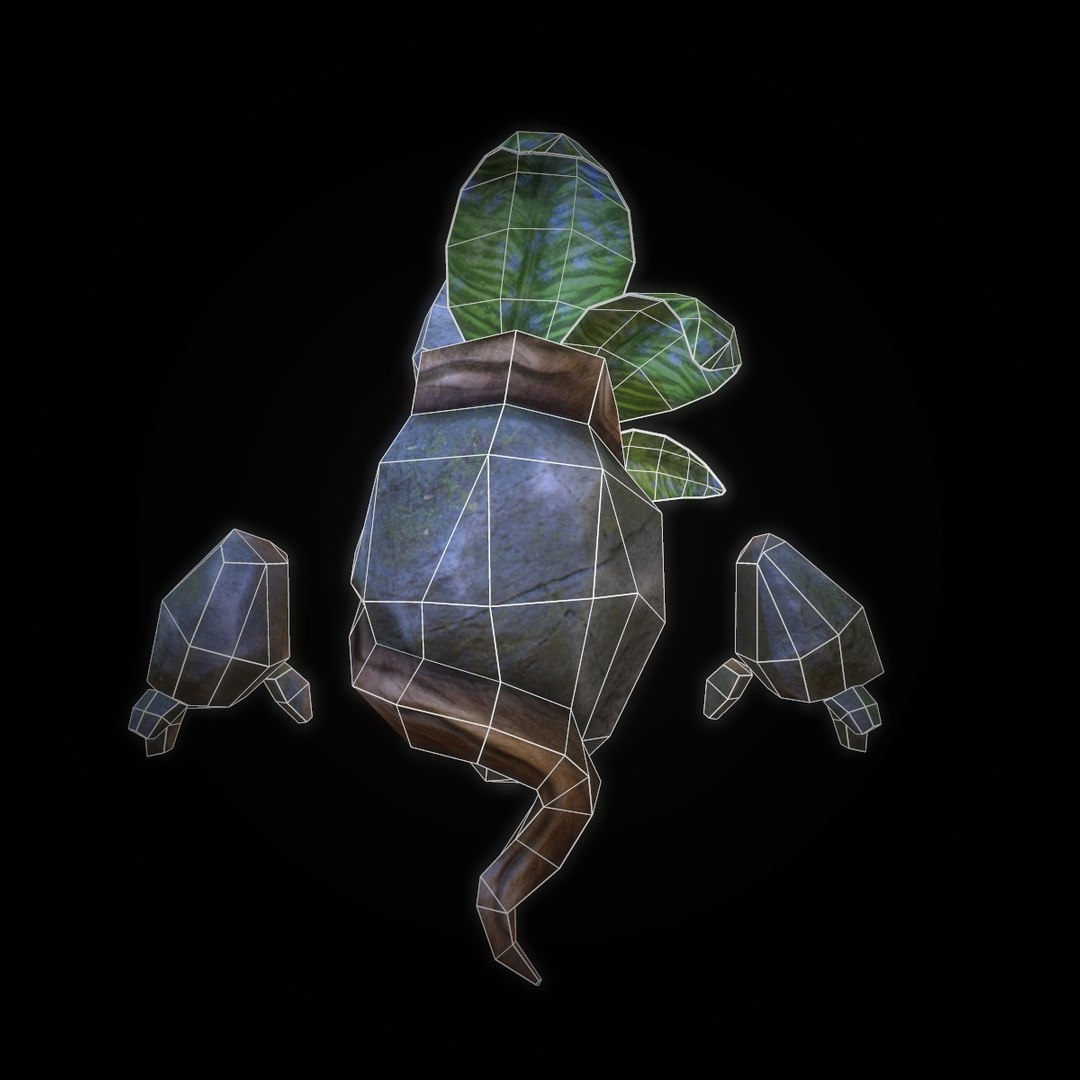Character Flying Golem 3d Model