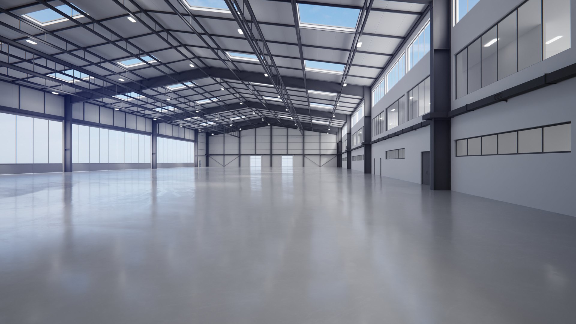 Airplane Hangar Interior 13 3D - TurboSquid 2089184