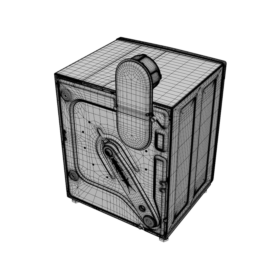 Clothes Dryer Maxi 3D Model - TurboSquid 1318040