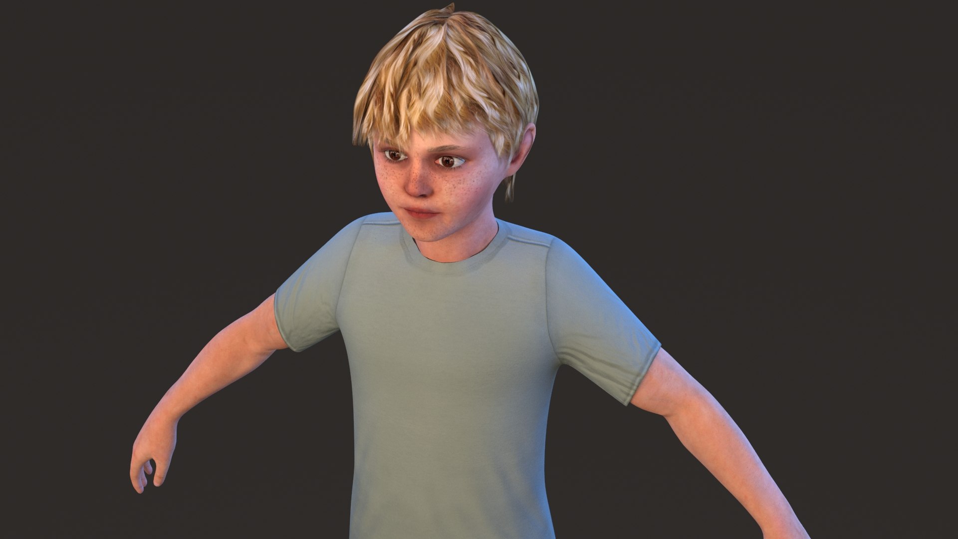 Rigged Child Boy 4k 3D Model - TurboSquid 1516691