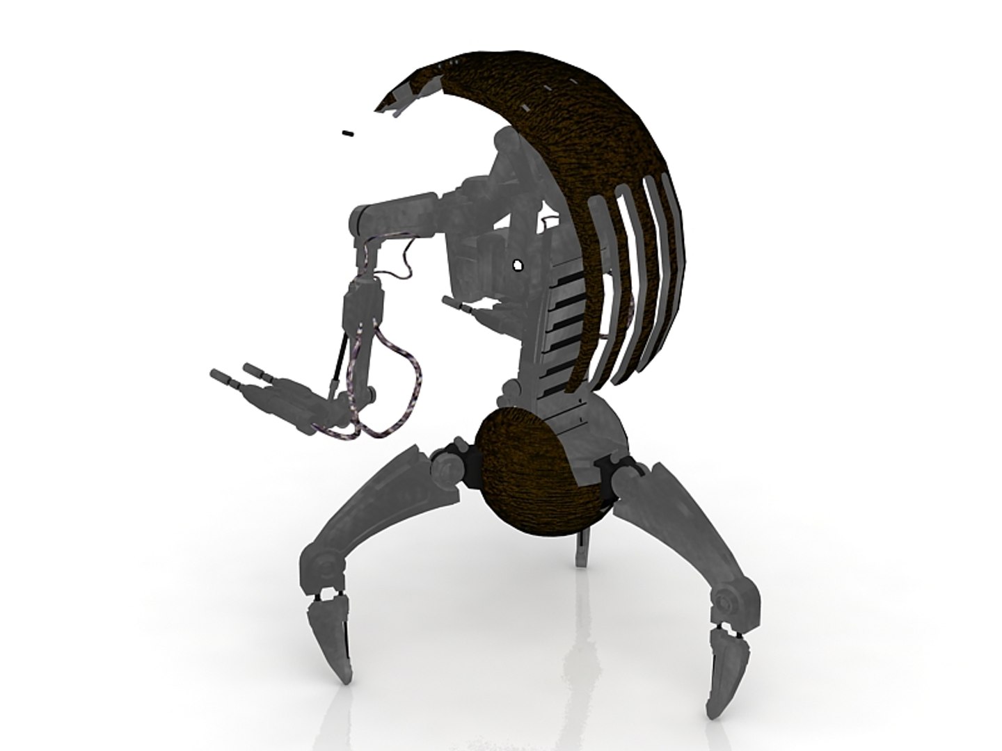 Battle Droid Robot Droideka 3D Model - TurboSquid 1613870