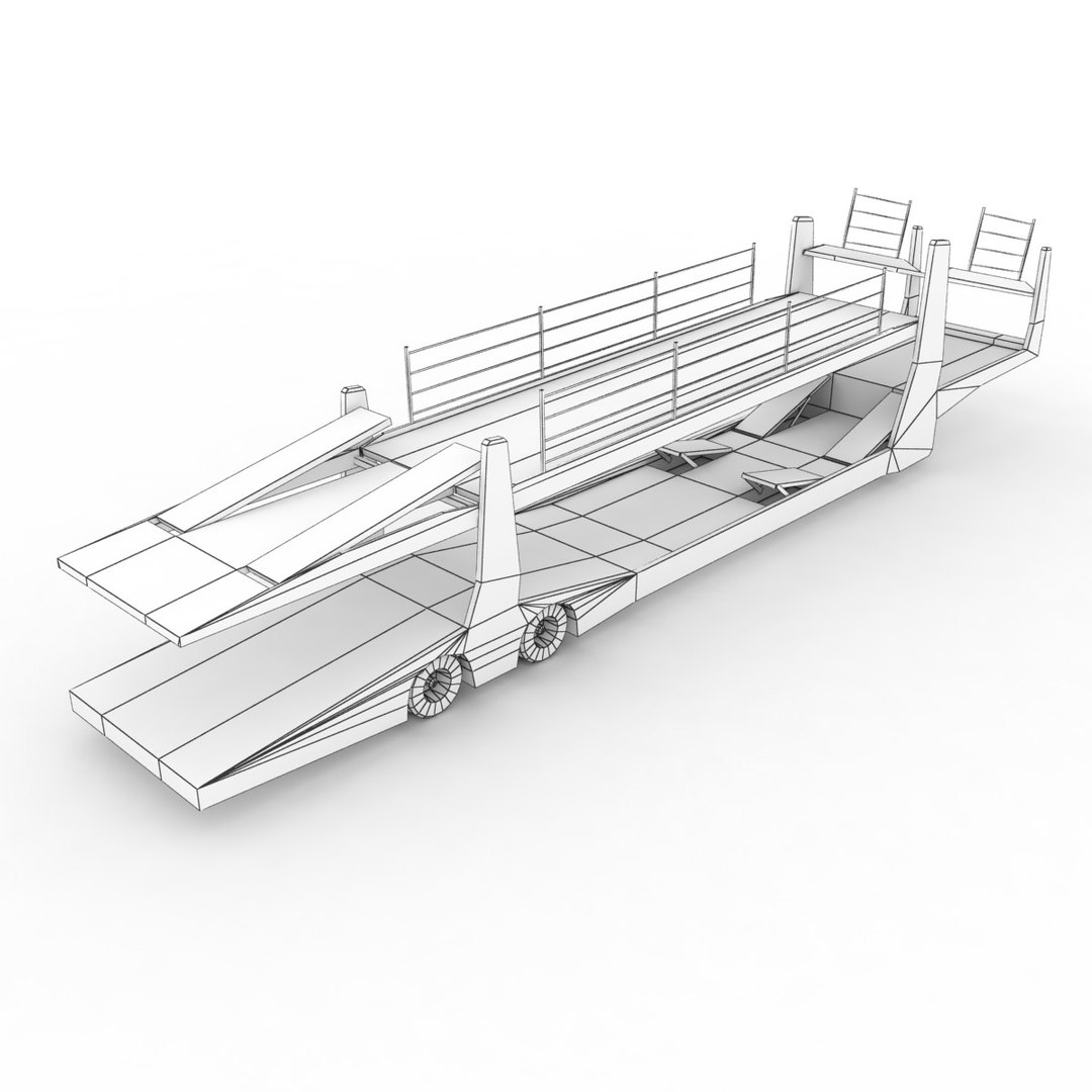 Rolfo Car Transporter 3d Model