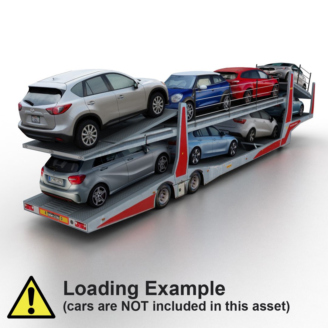 Rolfo Car Transporter 3d Model