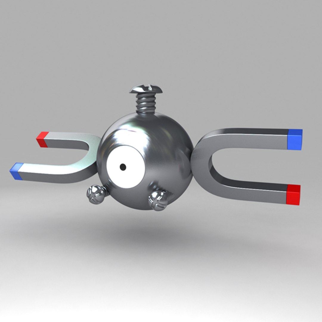 Pokemon Magnemite 3d Model