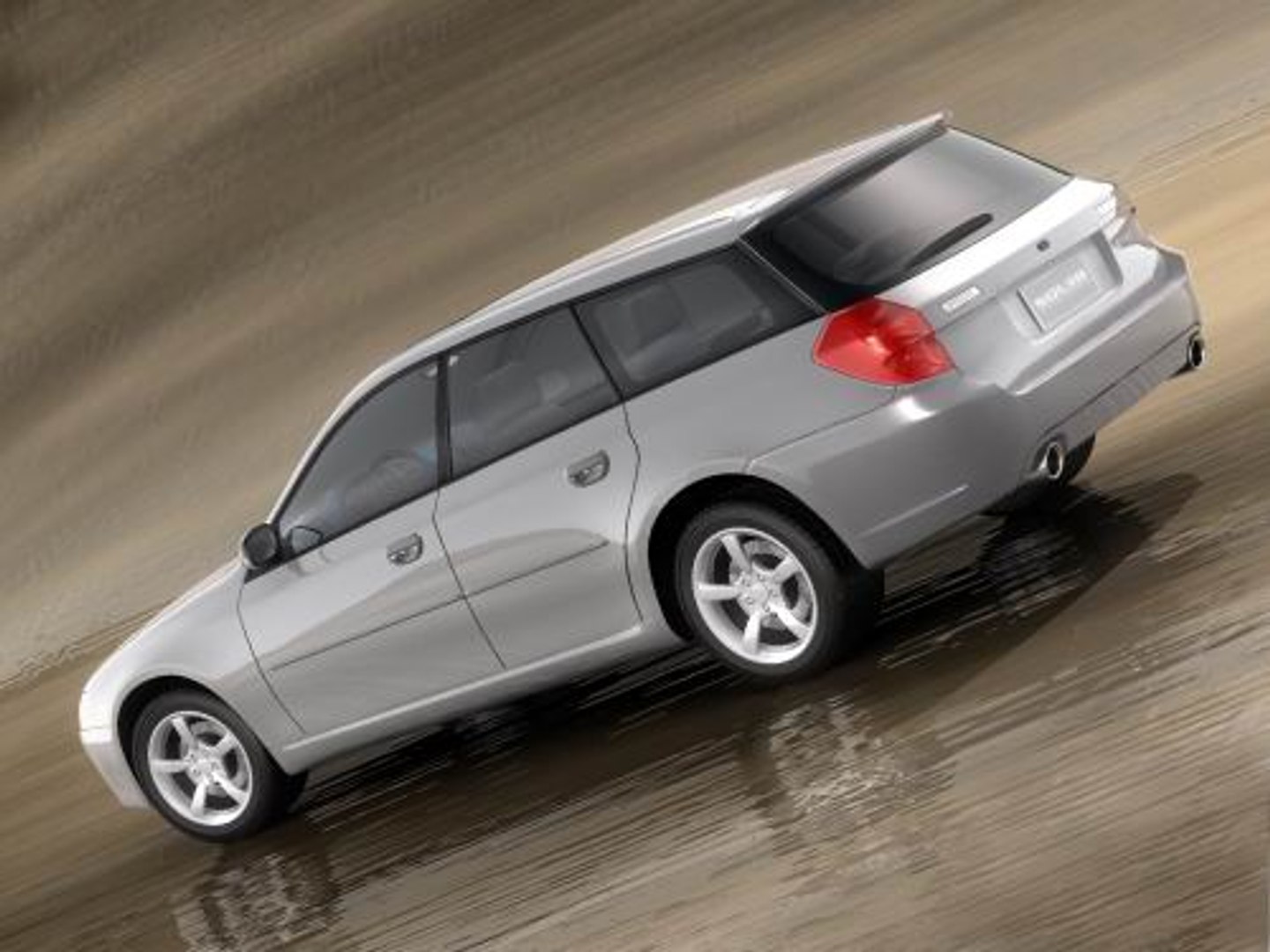 subaru legacy estate 3d model