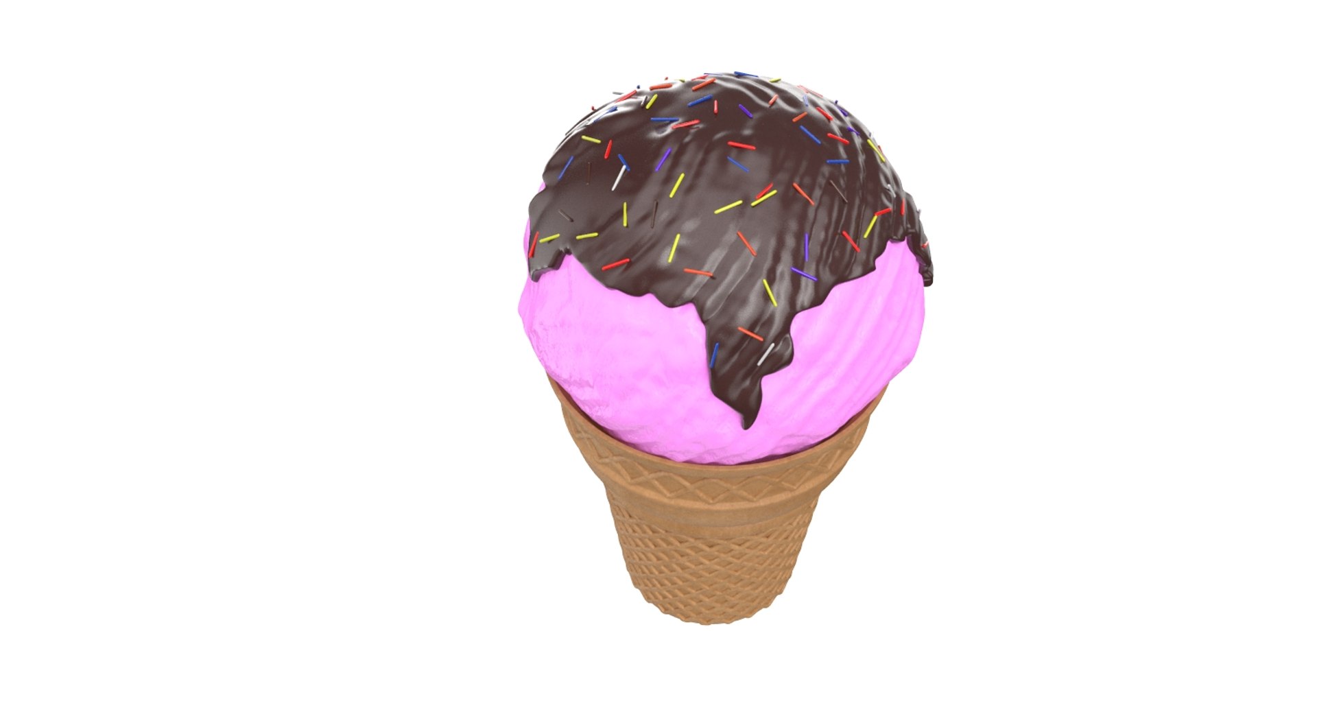 Ice cream model - TurboSquid 1342993