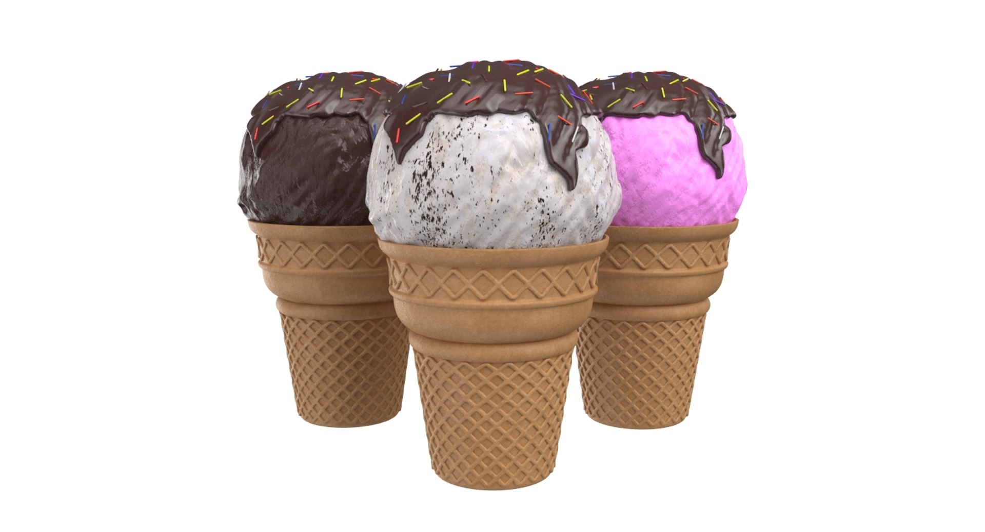 Ice cream model - TurboSquid 1342993