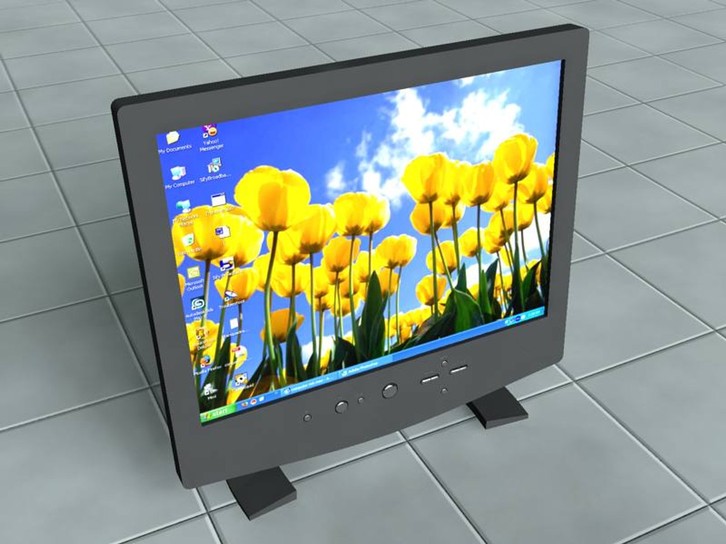 Monitor 3d Max
