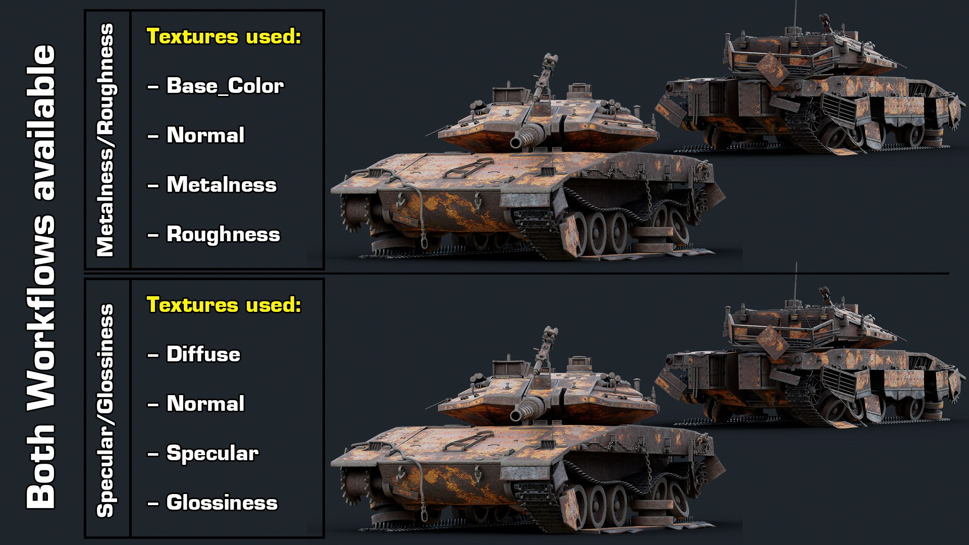 3D Merkava Mk4 Tank Destroyed - TurboSquid 2164861