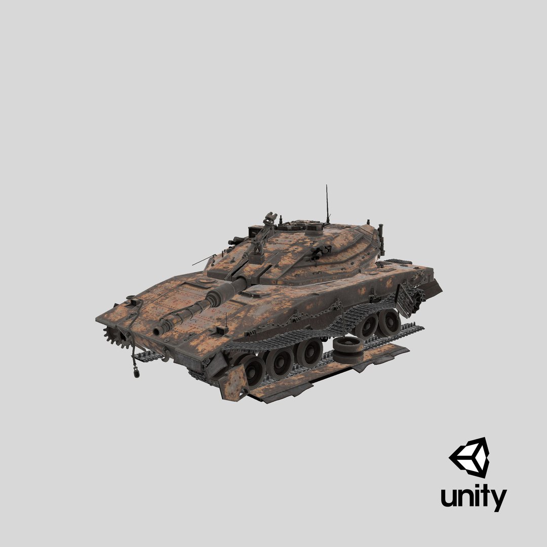 3D Merkava Mk4 Tank Destroyed - TurboSquid 2164861