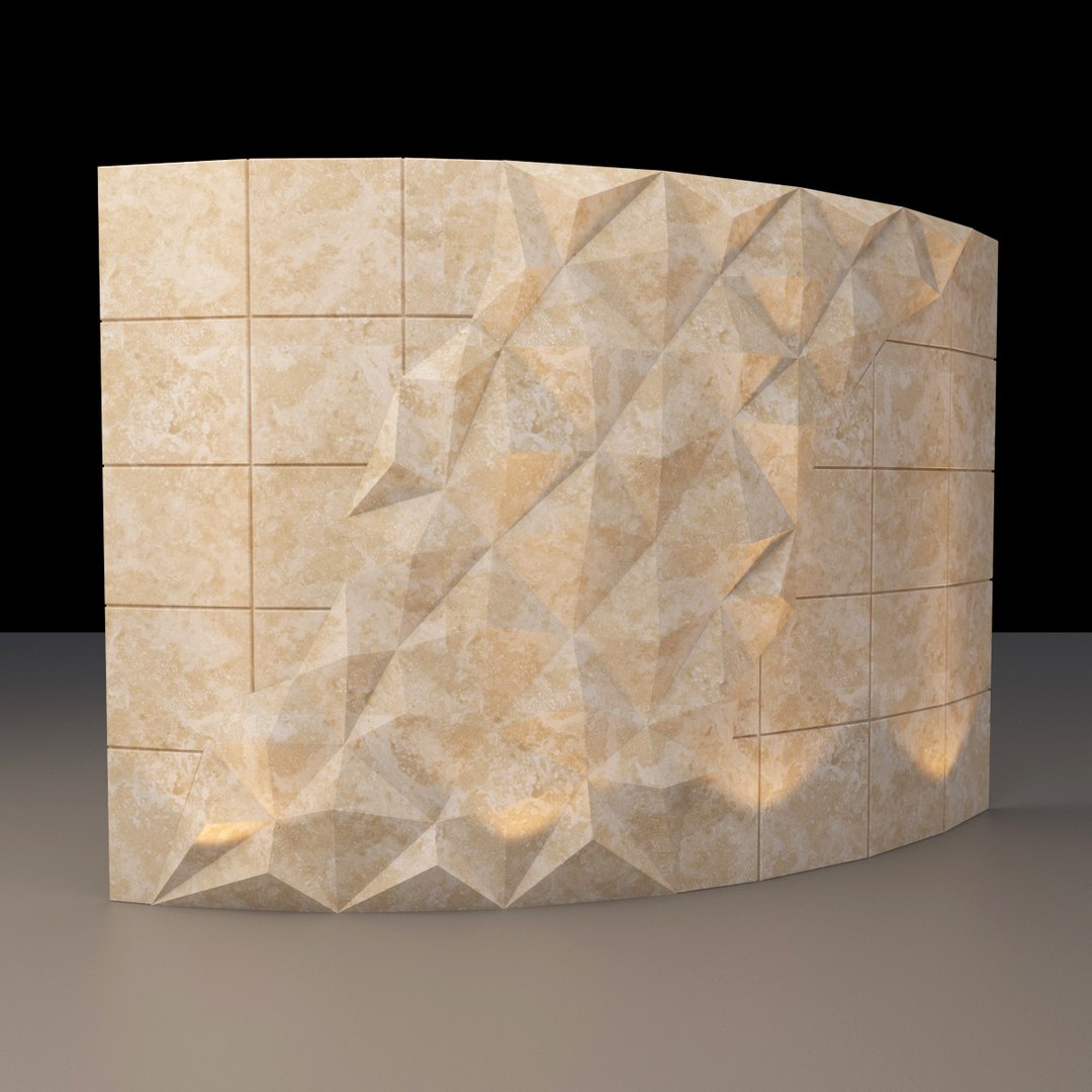 Curved Parametric Wall 3D - TurboSquid 1859351
