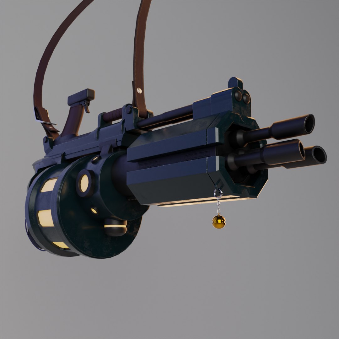 Machine Gun 3D Model - TurboSquid 2153736