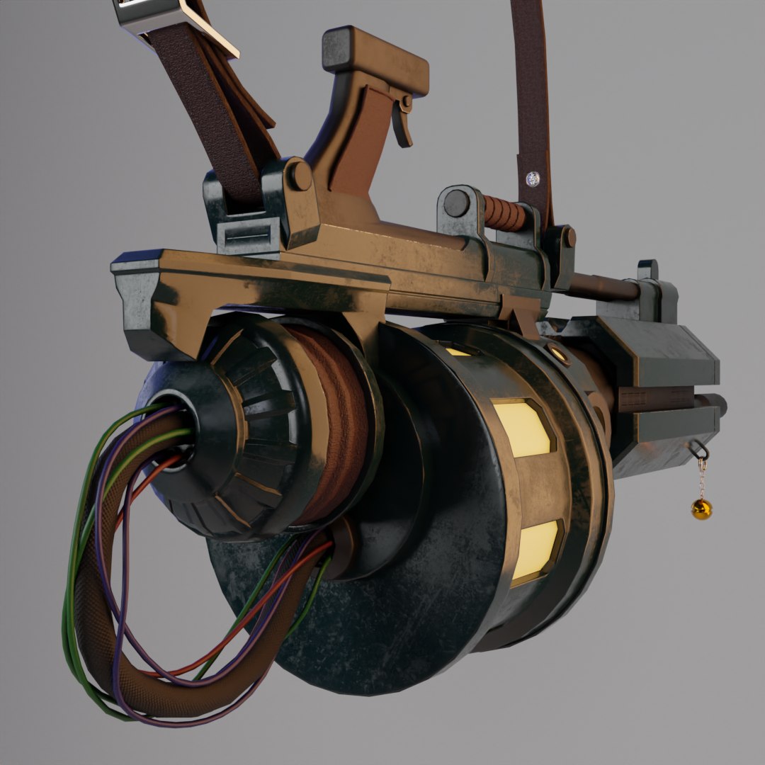 Machine Gun 3D Model - TurboSquid 2153736