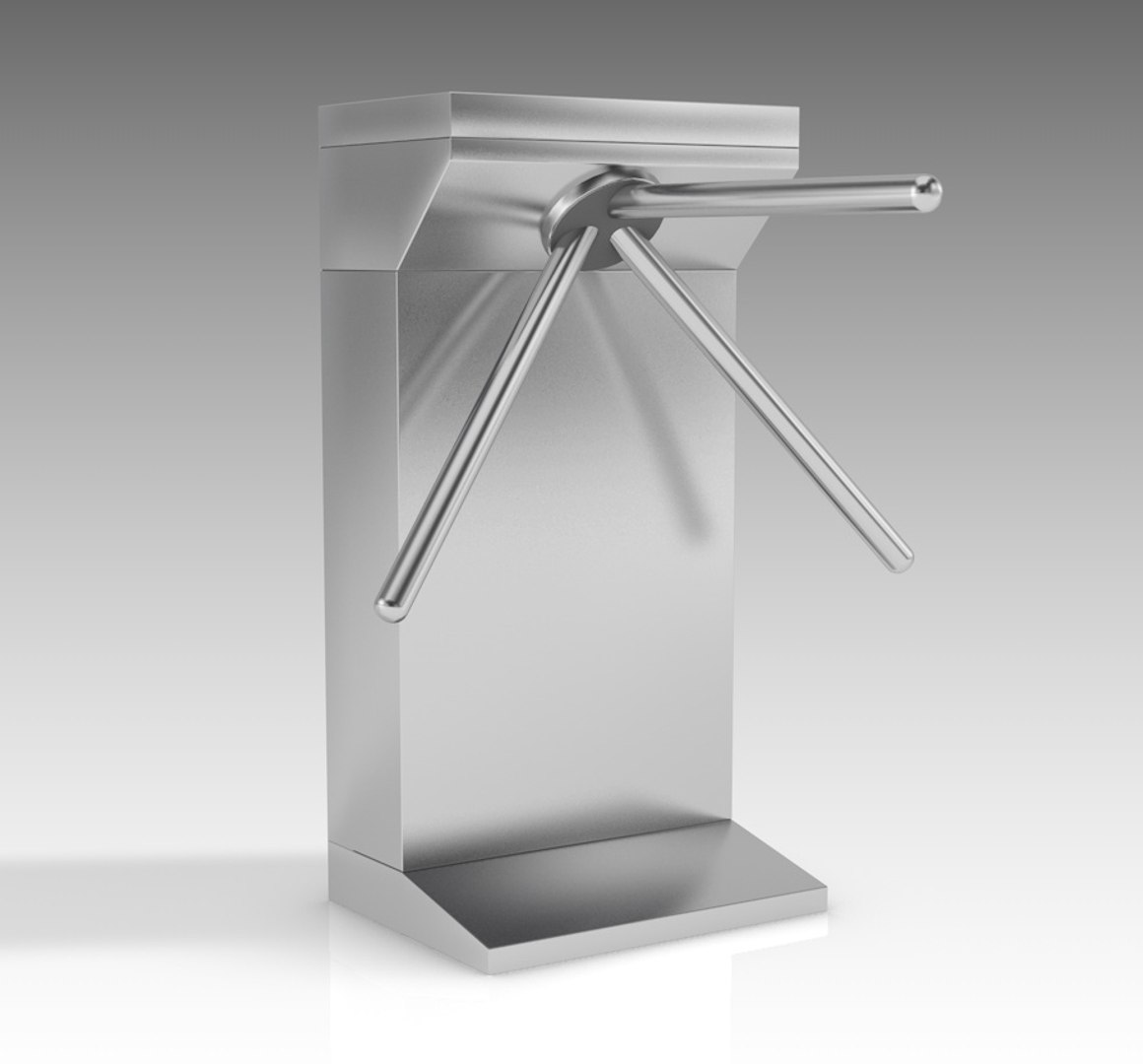 Turnstile Turn Stile 3D Model - TurboSquid 1216349