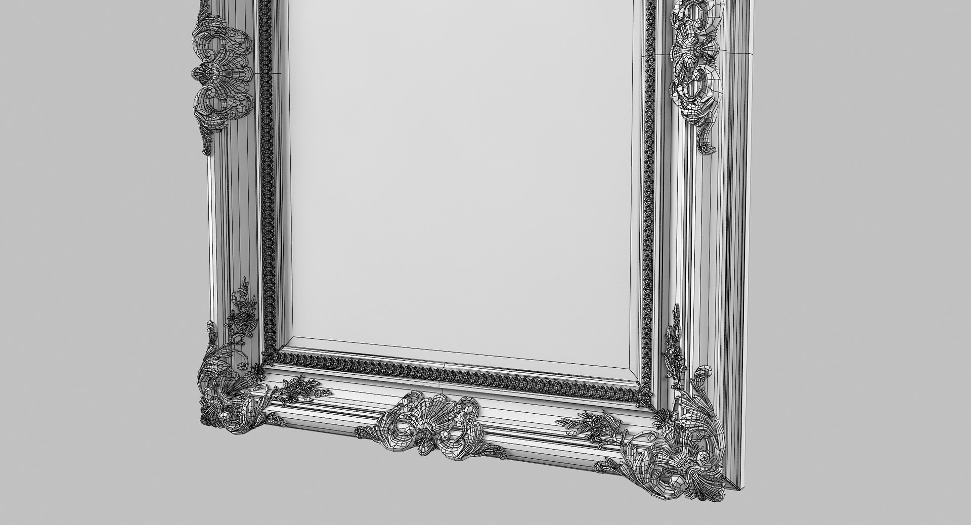 Golden Picture Frame 3D Model - TurboSquid 1419445
